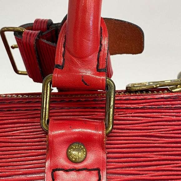 Louis Vuitton | Bags | Louis Vuitton Boston Bag Keepall 5 Castilian Red ...